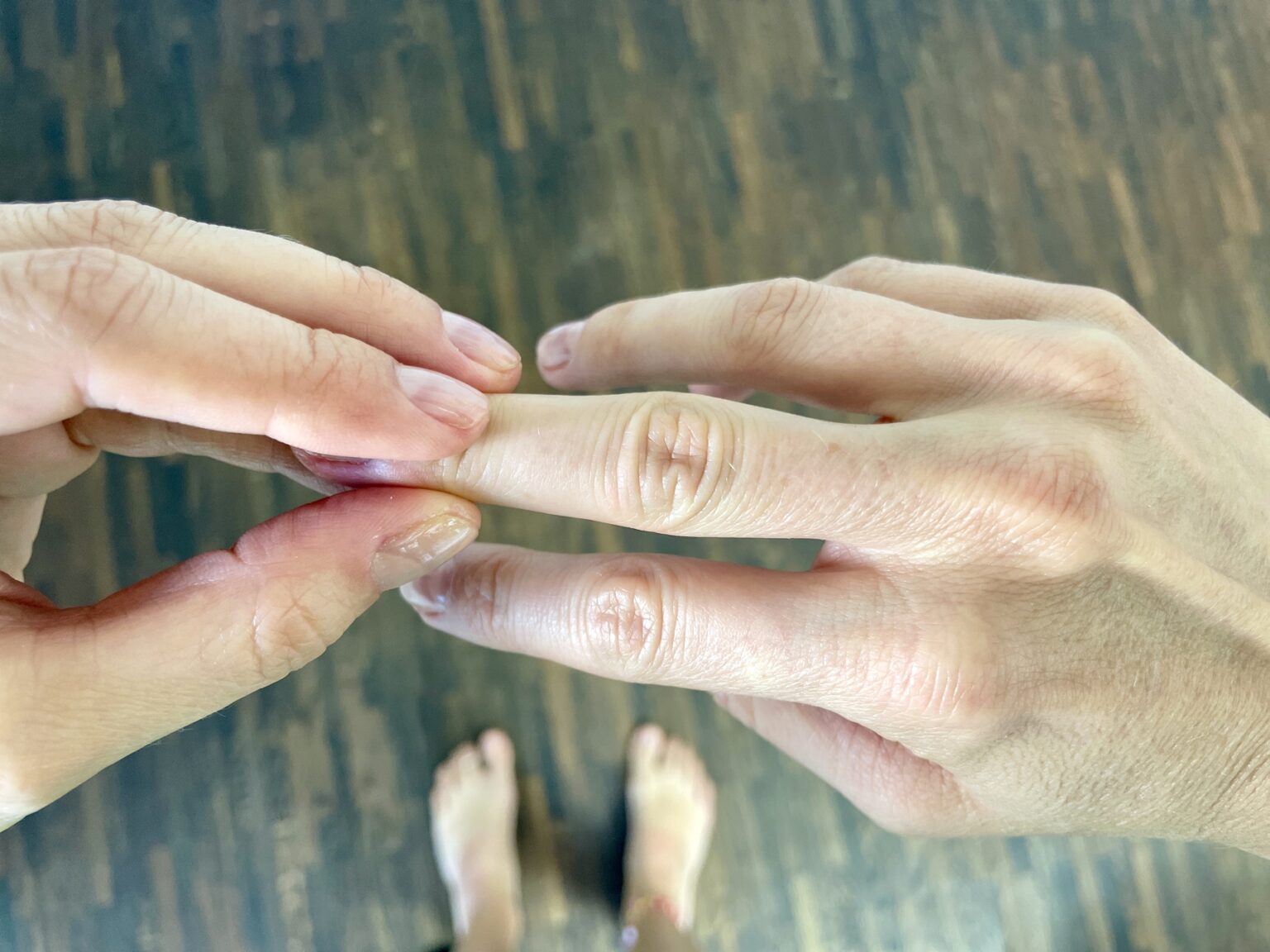 Jin Shin Jyutsu bei Arthrose im Finger Strömtipp mit Anleitung